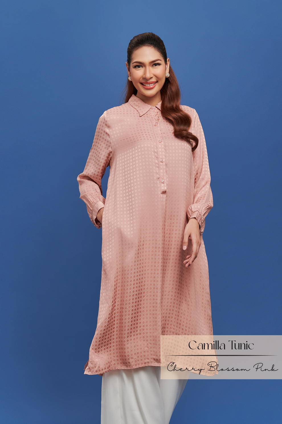 Camilla Tunic: Cherry Blossom Pink – emray