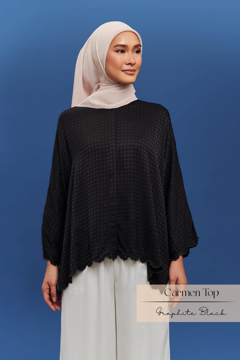 Carmen Blouse: Graphite Black – emray